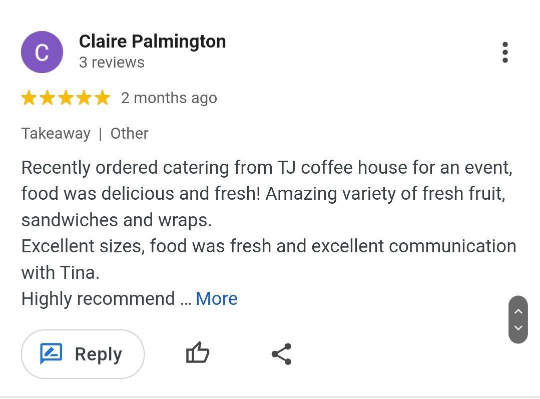 About Us – TJ COFFEEHOUSE CATERING